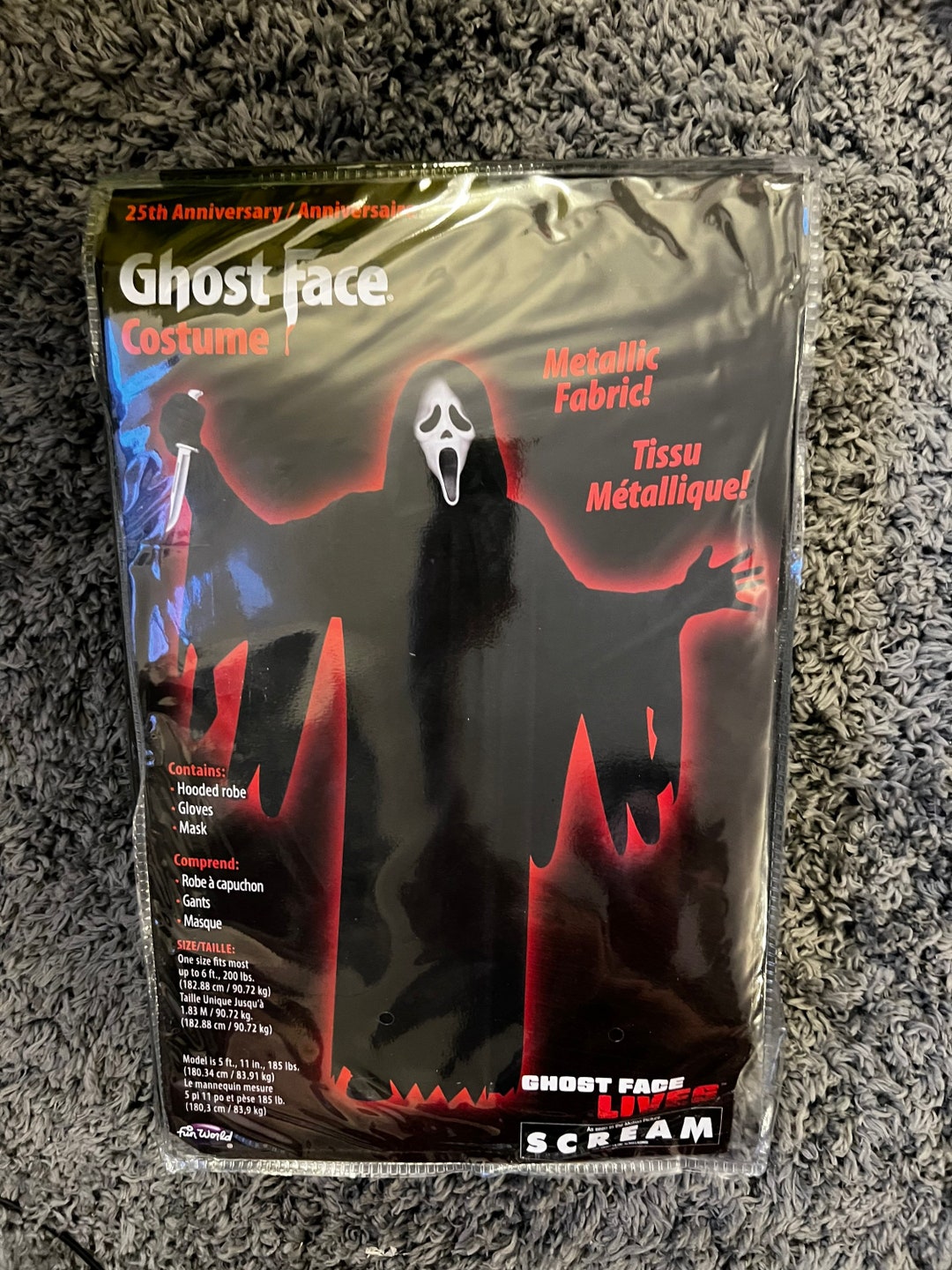 Ghostface 25th Anniversary Movie Edition Replica Costume - Etsy