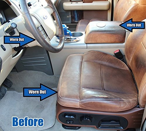 2004-2008 Ford F-150 King Ranch Genuine Leather Replacement Seat Cover ...