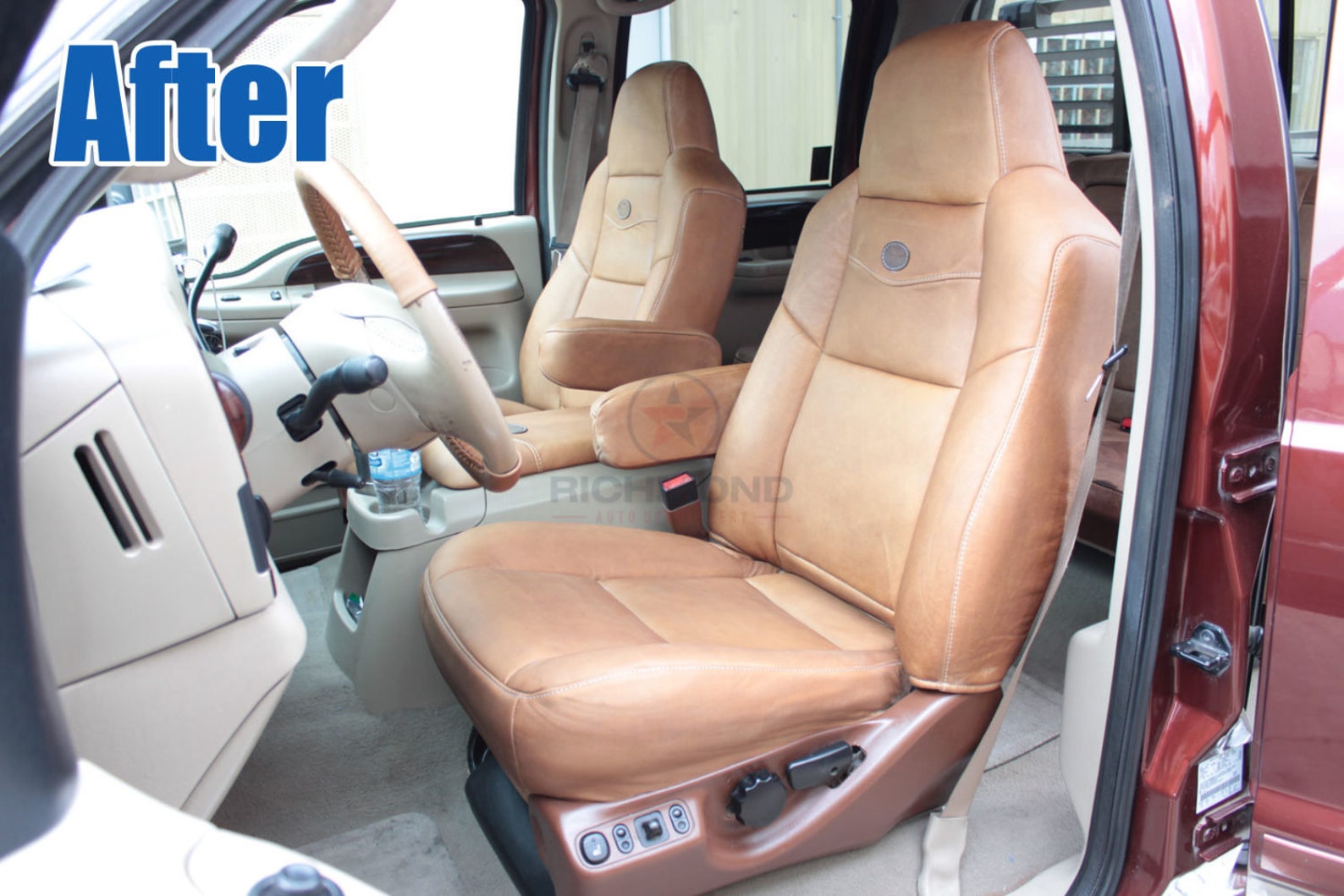 2003-2007 Ford F250 F350 King Ranch Replacement Leather Seat Cover ...