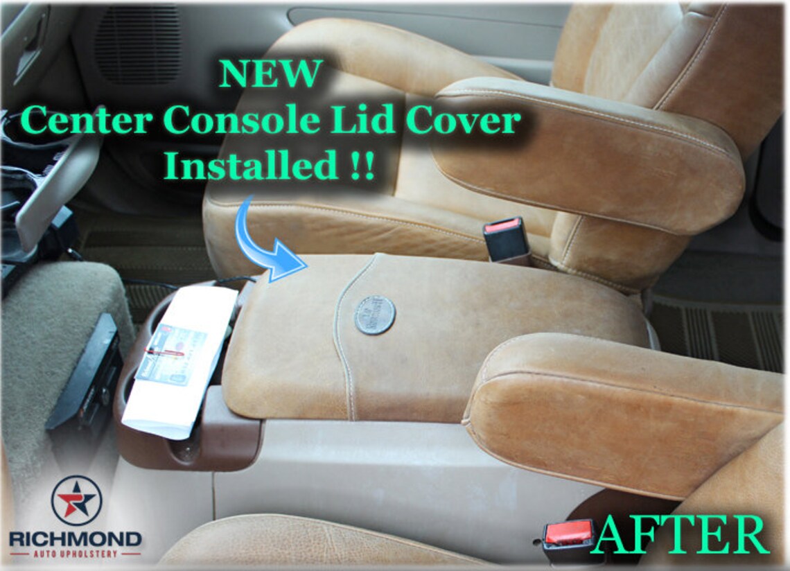 2003-2007 Ford F250 & F350 King Ranch Replacement Leather Center ...