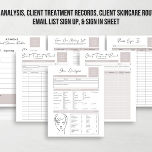 Editable Esthetician Client Consent Forms | Treatment Consent Forms ...