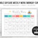 Home Daycare Monthly Menu Editable Daycare Daily Schedule Template ...