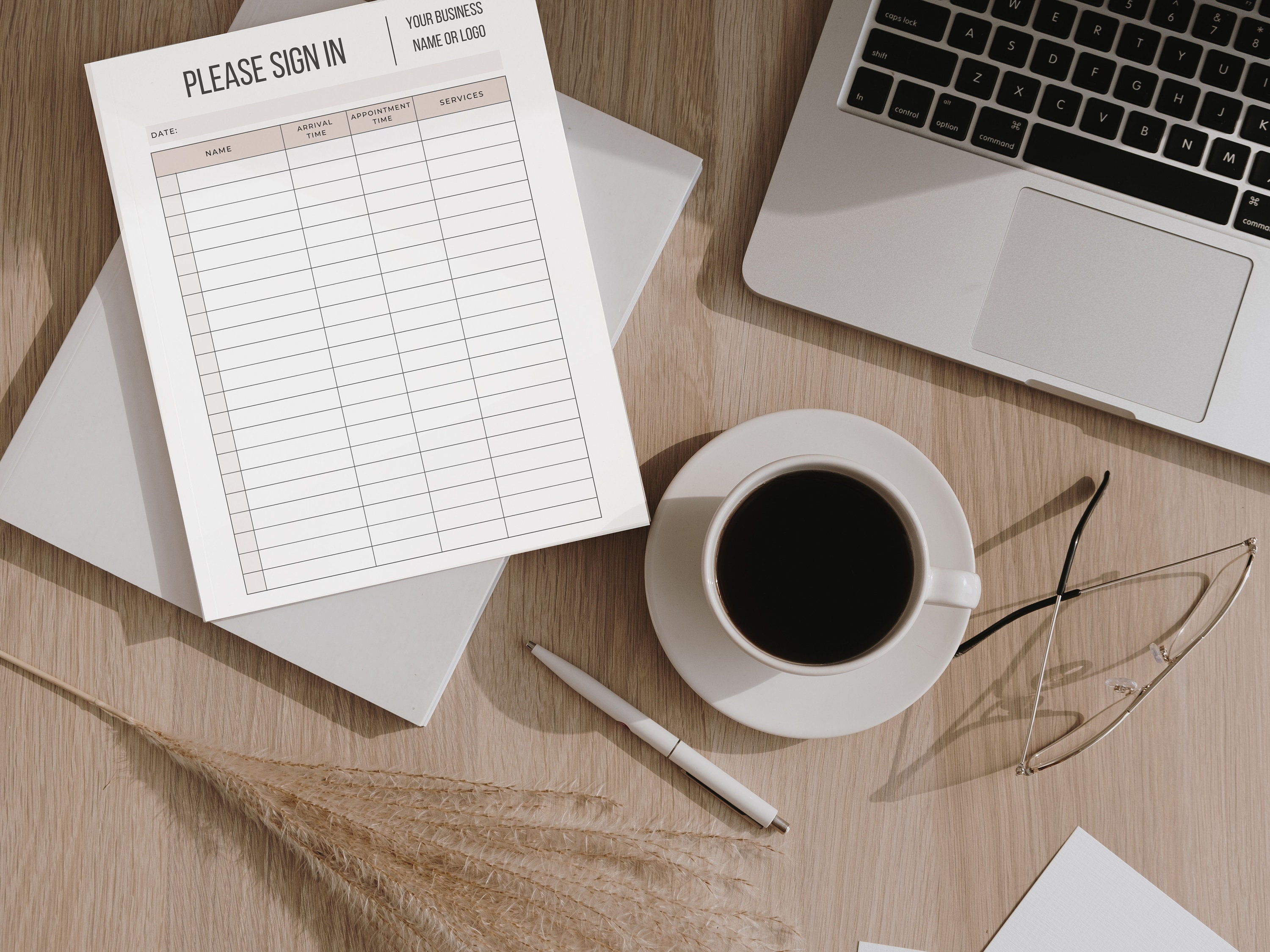 Sign in Sheet Editable | Salon Sign in Sheet | Esthetician Forms ...