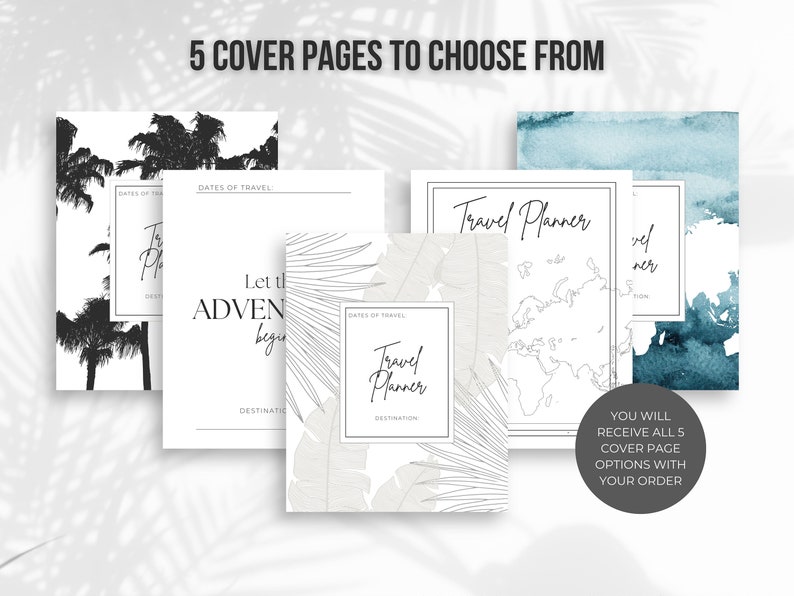 Travel Planner Printable | Vacation Planner | Destination Planner ...