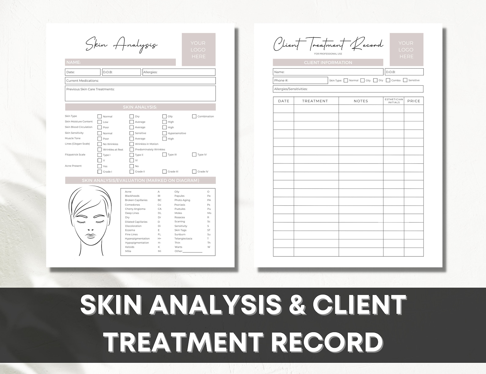 Editable Laser Hair Removal Client Consent Forms for - Etsy