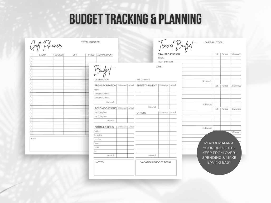 Travel Planner Printable | Vacation Planner | Destination Planner ...