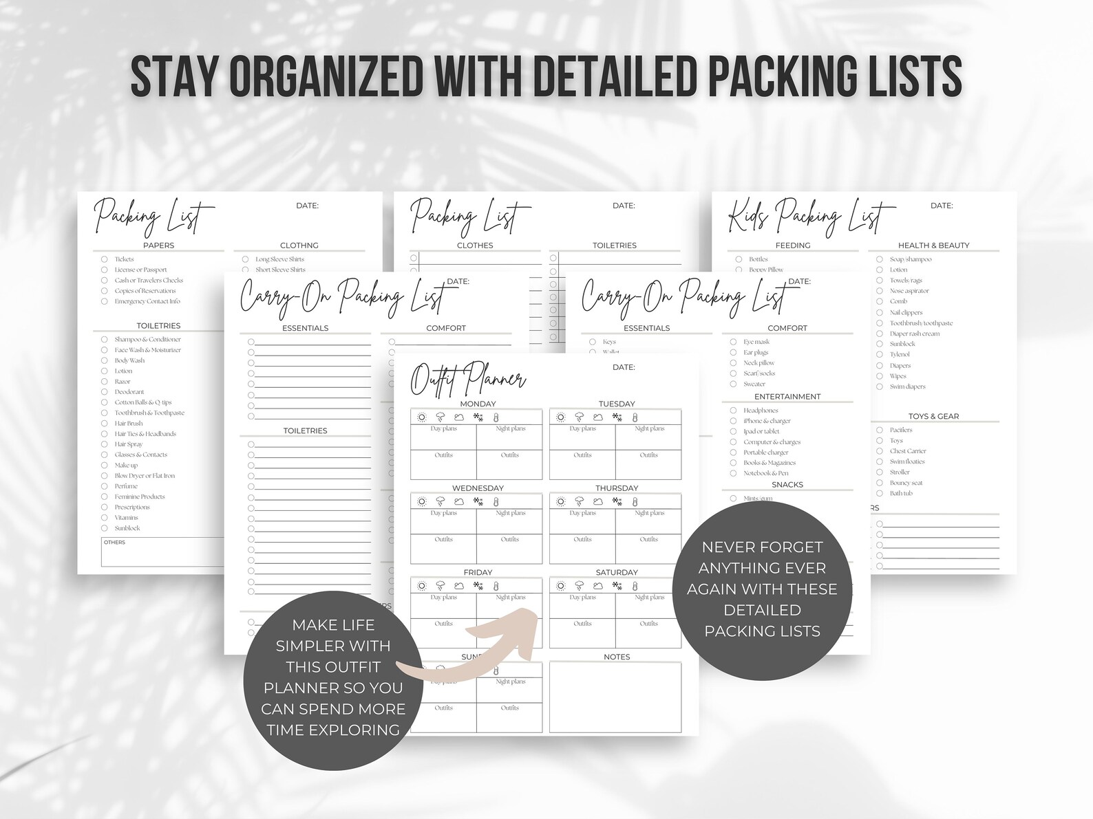 Travel Planner Printable | Vacation Planner | Destination Planner ...