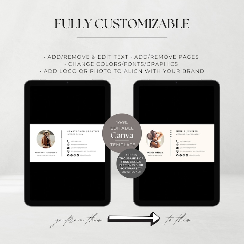 Editable Email Signature Template | Custom Email Signature | Realtor ...