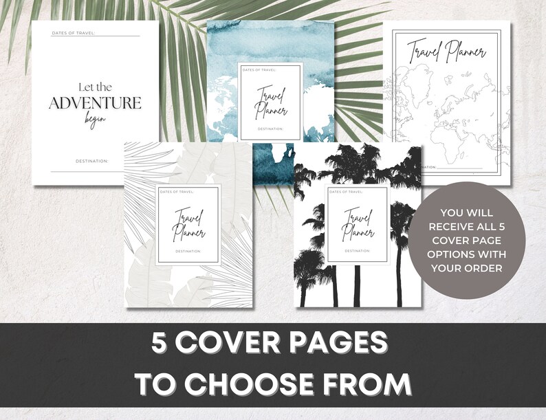 Travel Planner Printable Vacation Planner Destination - Etsy