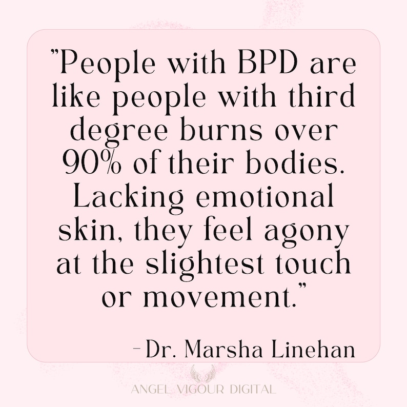 BPD Awareness Marsha Linehan Quotes Gift Idea Wall Art Print Feminine ...
