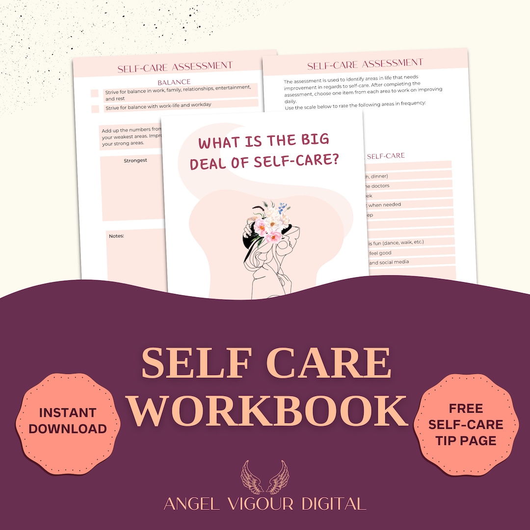What is the Big Deal of Self-care? Workbook Printable Self-care Journal ...