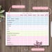 Minimal Light Colors DBT Diary Cards Template Gift Idea | Dialectical Behavior Therapy Tracker ...