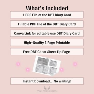 Basic Gray DBT Diary Cards Template | Therapy Self-help Gift Idea Canva ...