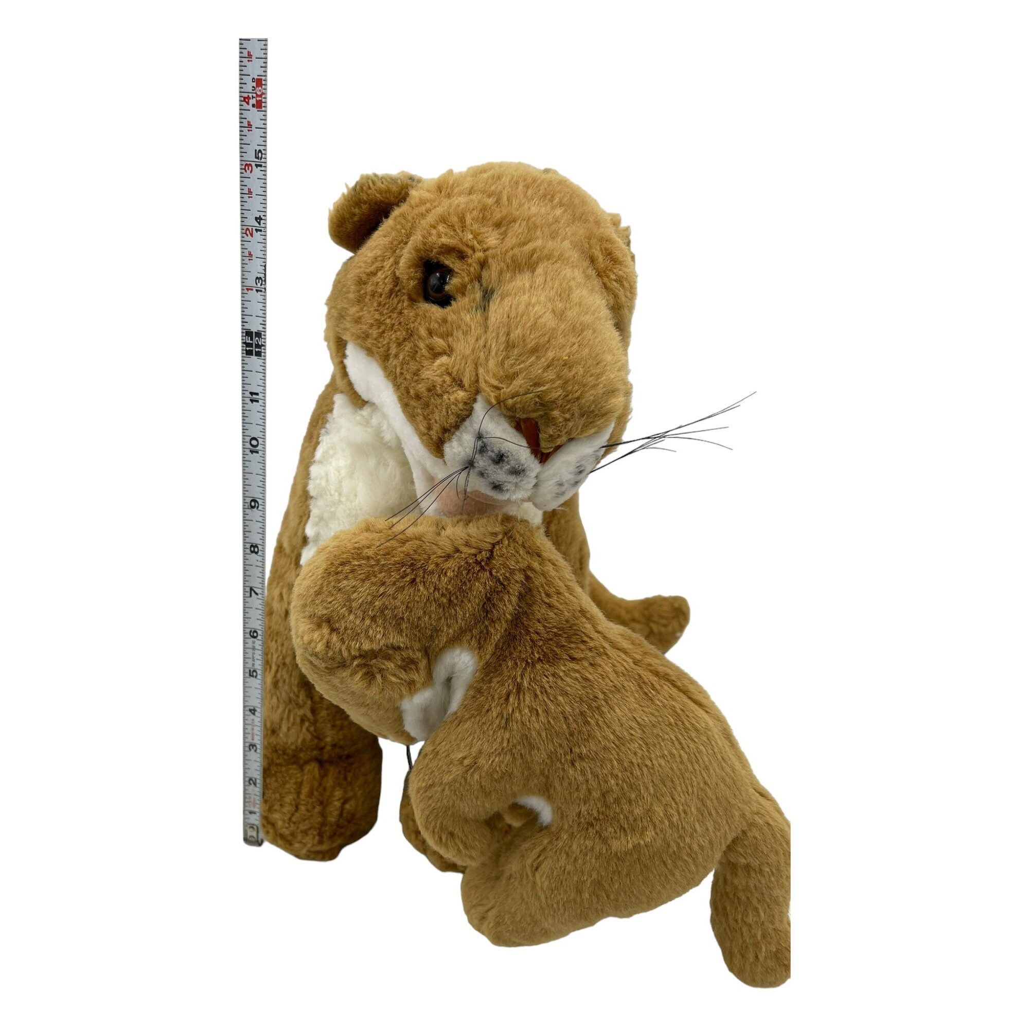 Vtg Lioness W Cub Stuffed Animal Plush Cat Lion Simba the - Etsy