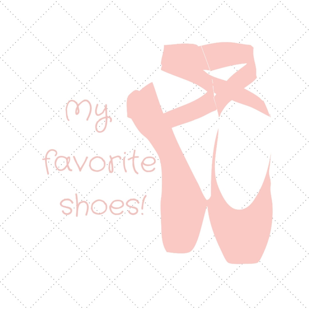 Ballet Shoe SVG, Pointe Shoes SVG, Ballet Shoes Printable, Ballet Shoes ...