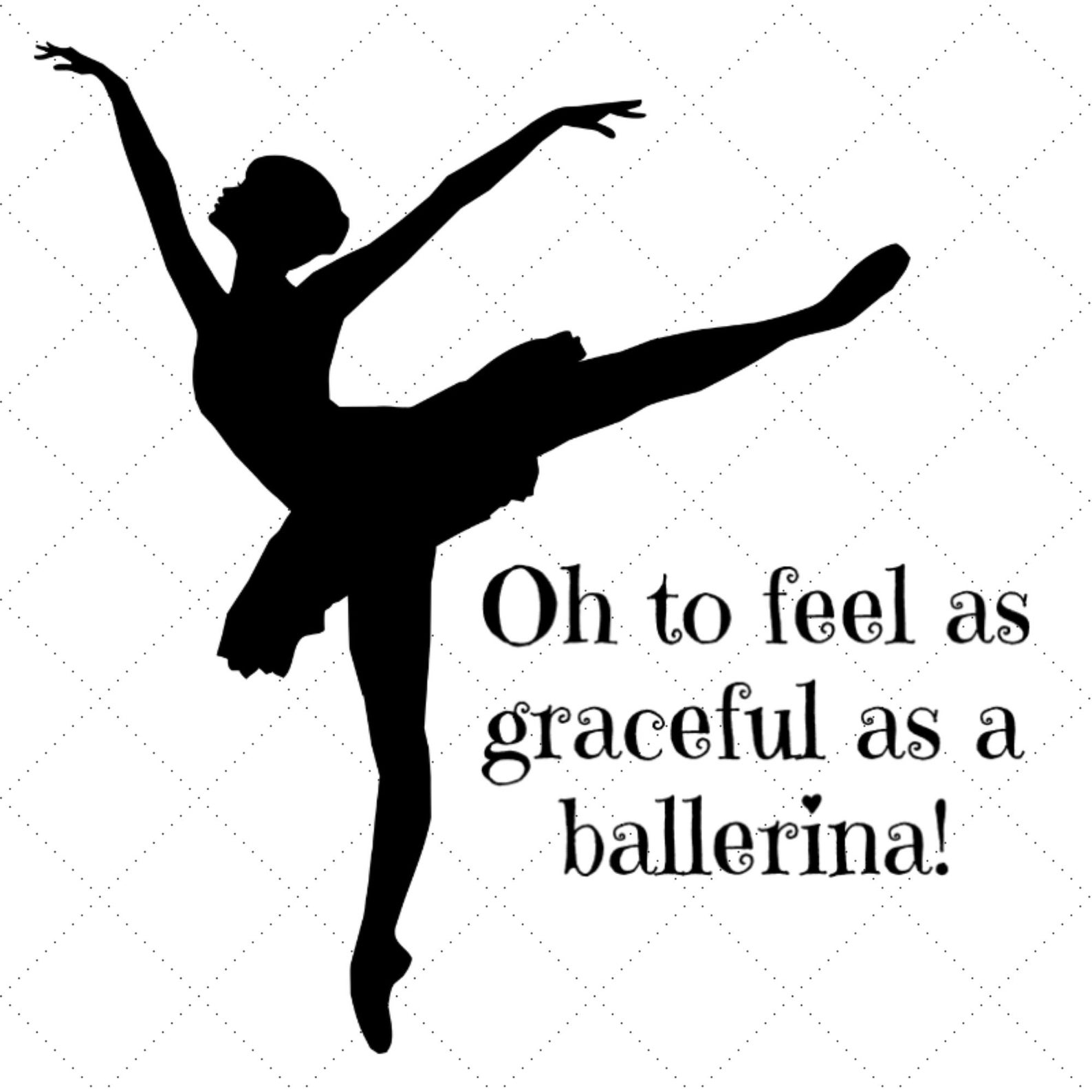 Graceful SVG, Ballerina SVG, Ballerina Cricut, Dancer SVG, Ballerina ...