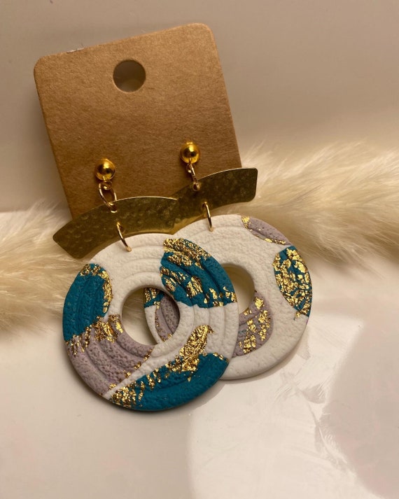 BOHO STUD EARRINGS Boho Aesthetic Jewelleryi Gold Plated - Etsy