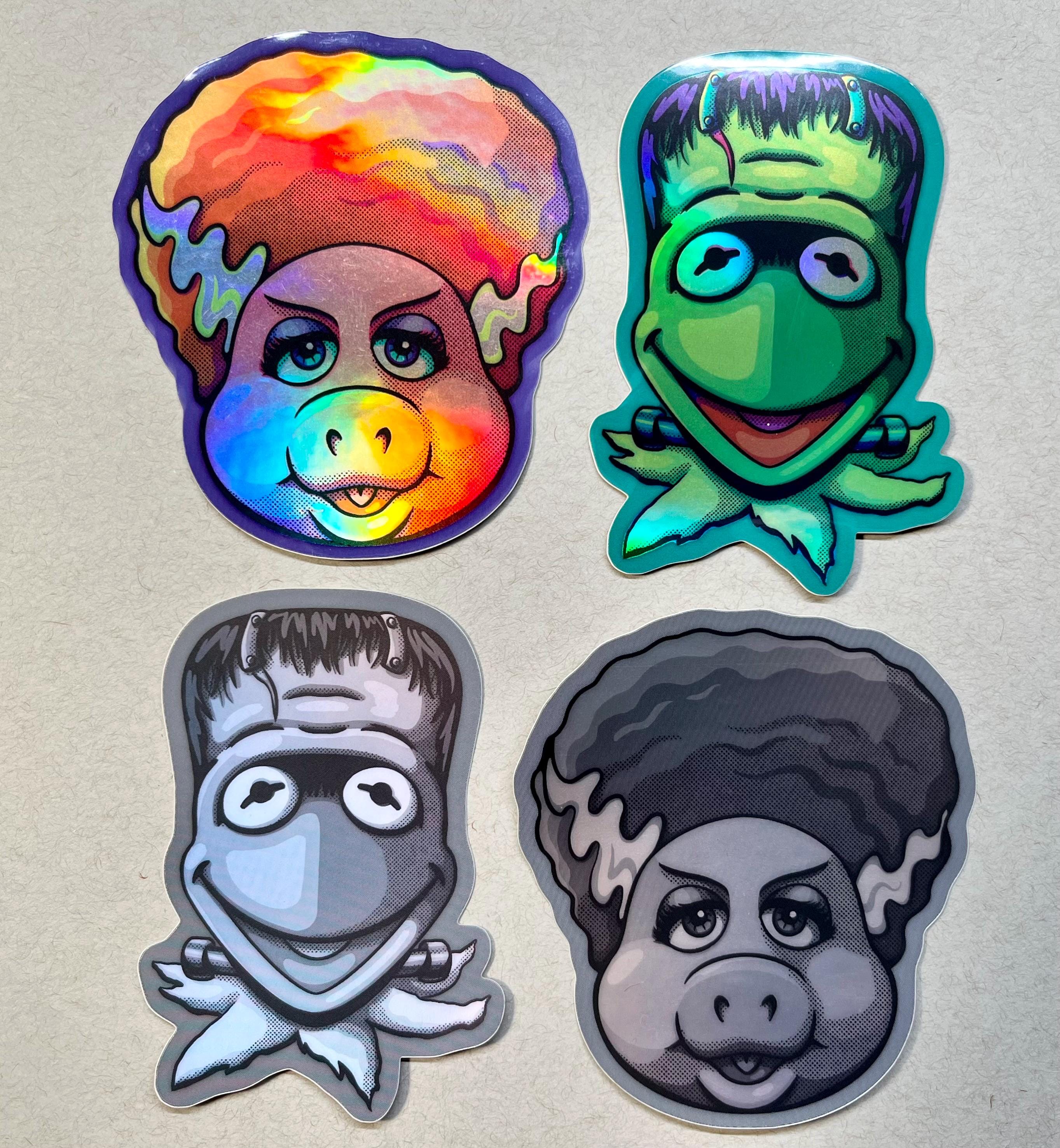 Muppet Monsters - Holographic Vinyl Sticker - Etsy