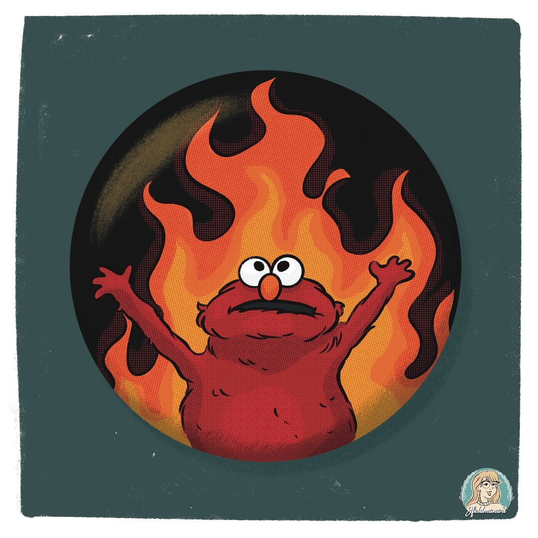 Elmos Fire Pinback Button - Etsy