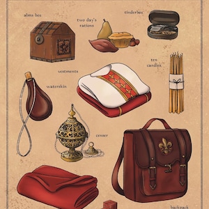 D&D Packs Mini Print Set - RPG Inspired Art Prints - Etsy