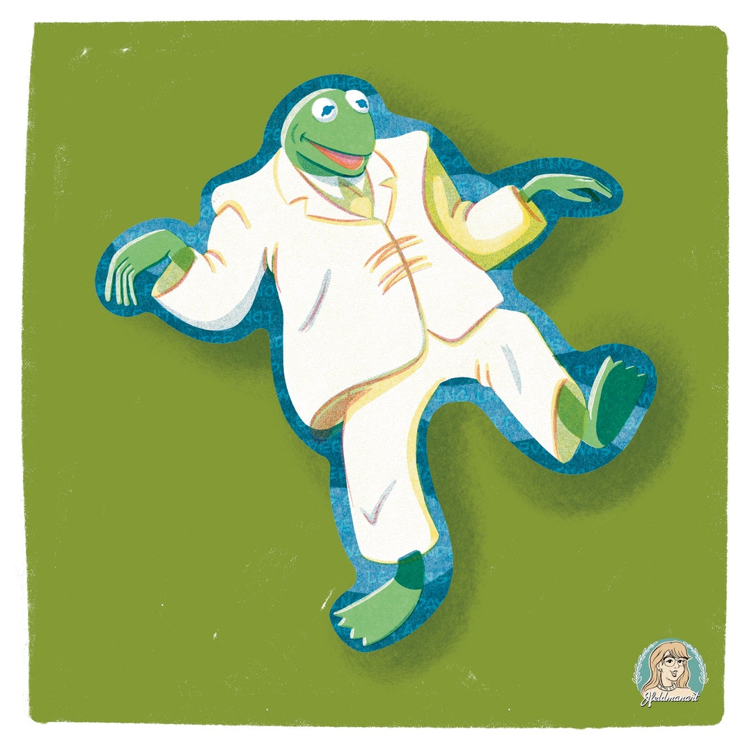 Same as It Ever Was Kermit - Vinyl Sticker - Etsy