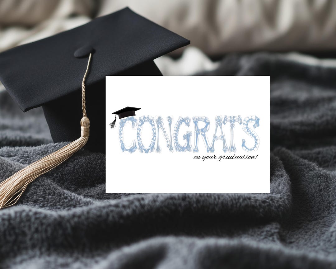 Radiation Graduation Card, Rad Tech, Congrats - Etsy