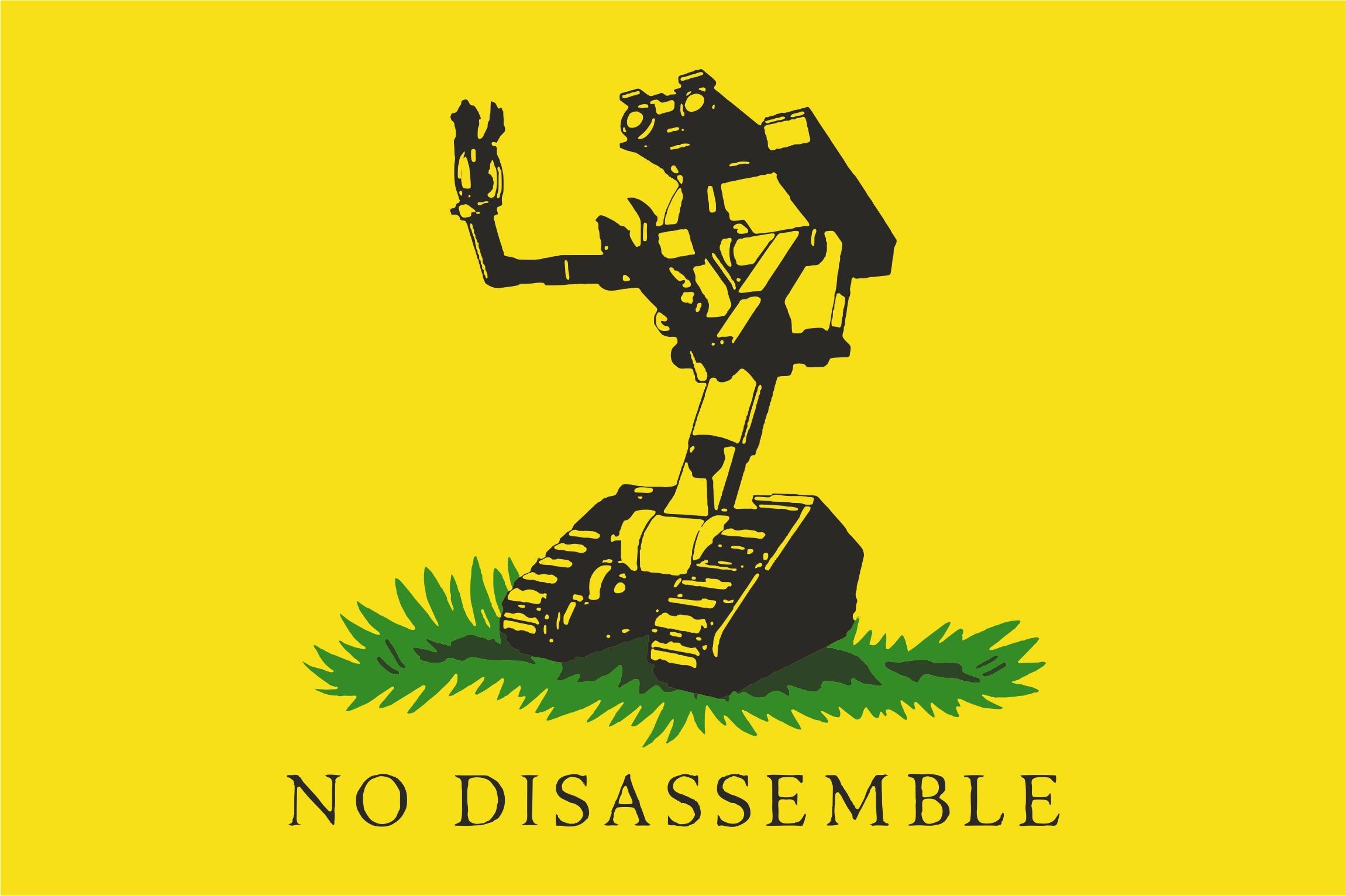 No Disassemble Sticker - Etsy