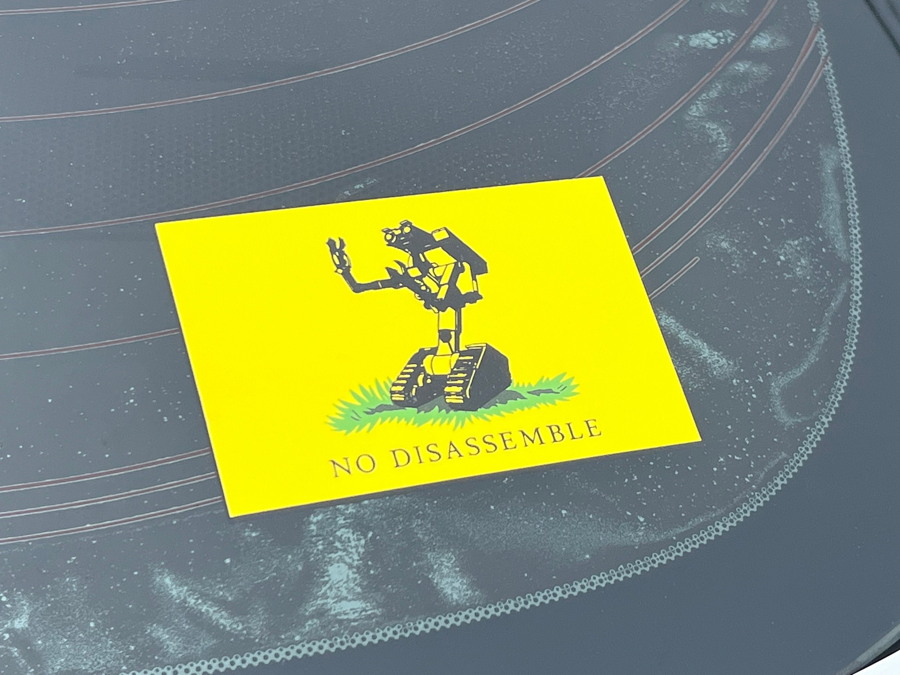 No Disassemble Sticker - Etsy