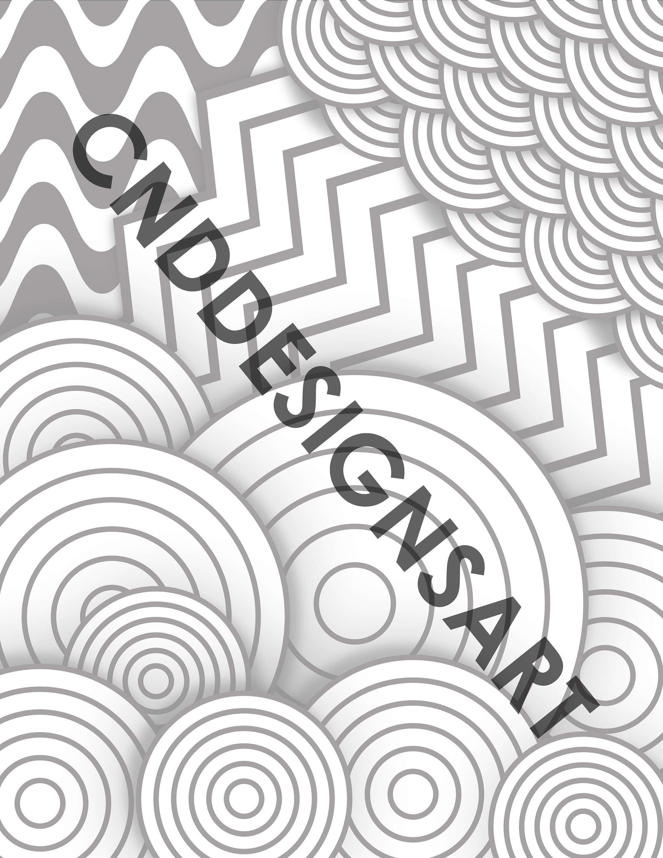 Zentangle Coloring Page (page 3 of Volume 1) - Etsy