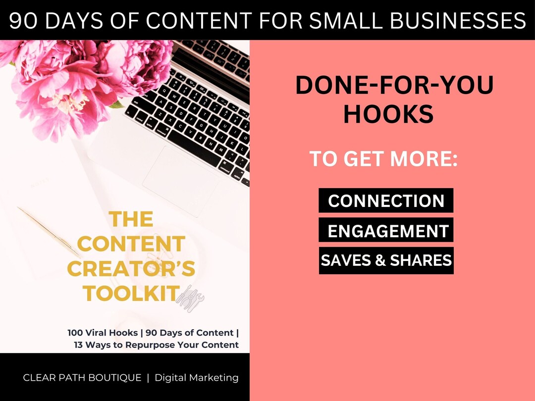 The Content Creator's Toolkit, Social Media Hooks, Sell on Instagram ...