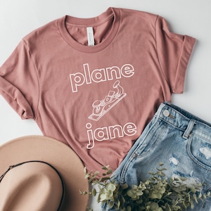 Plane Jane - Funny Planer Tee Shirt for Woman Woodworker - Etsy