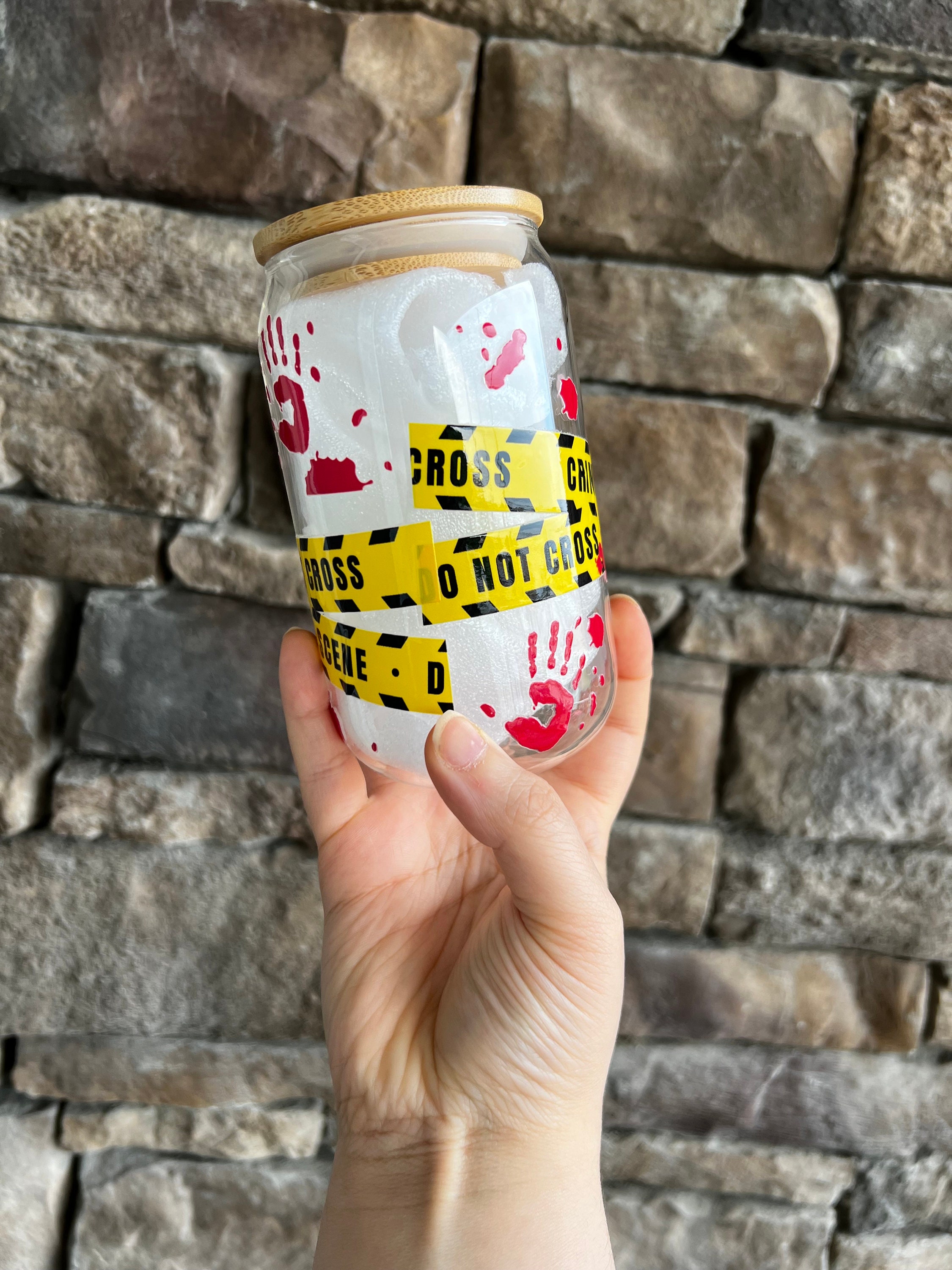 True Crime Junkie Coffee Cup, Iced Coffee Cup, Crime Show Cup, Crime ...