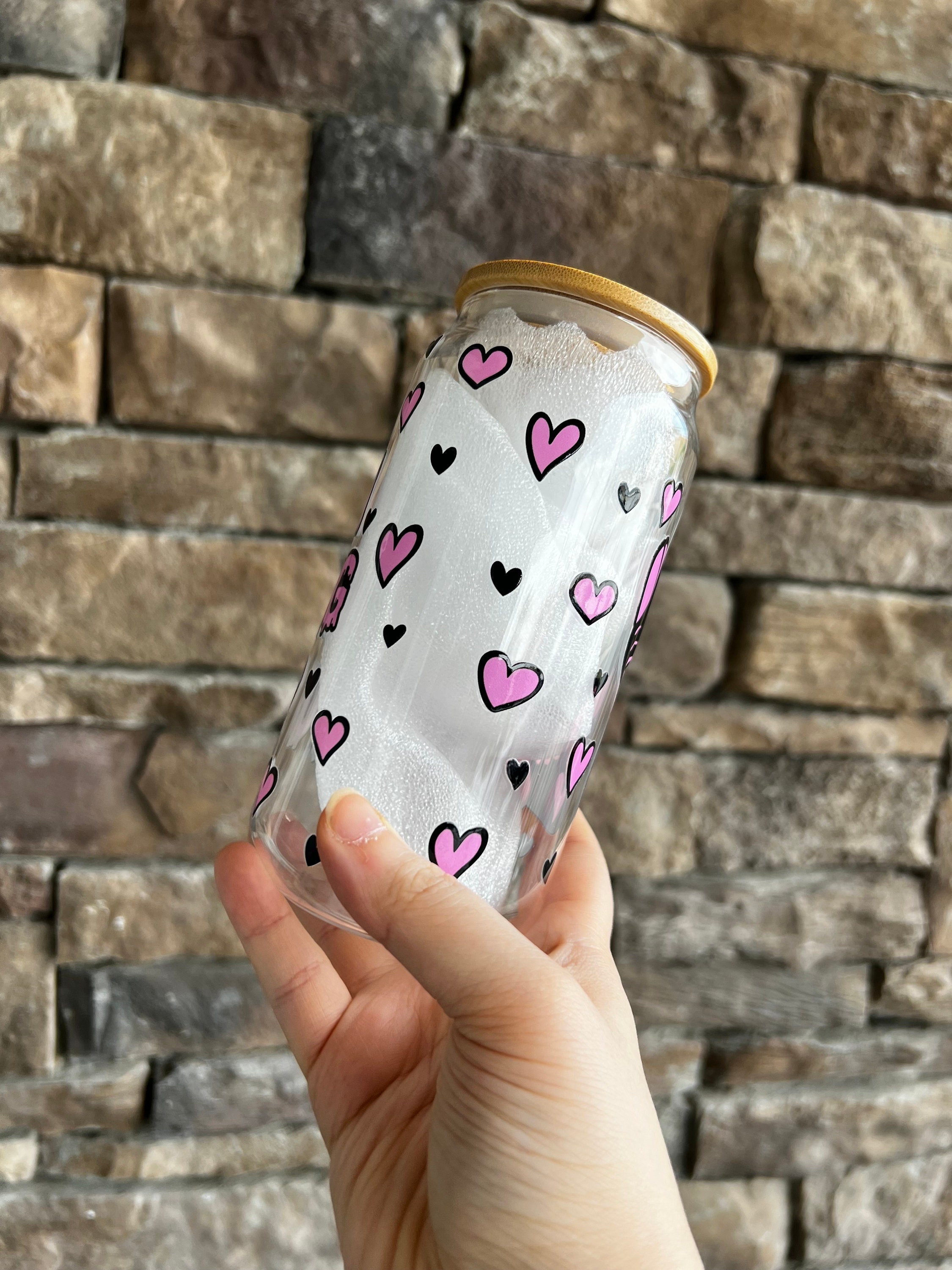 Scream Ghostface Iced Coffee Glass Cup, Halloween Cute Cup, Halloween ...