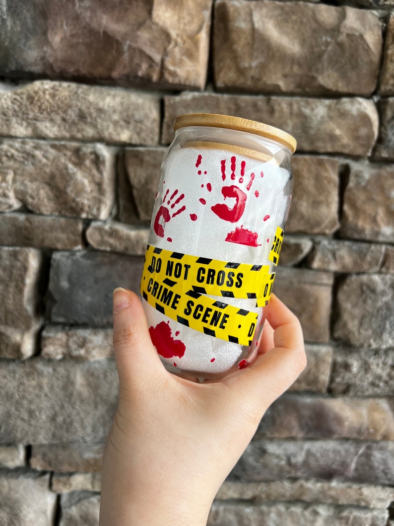 True Crime Junkie Coffee Cup, Iced Coffee Cup, Crime Show Cup, Crime ...