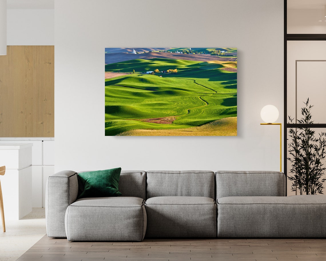 Spring Palouse Hills Photo. Sunset on the Palouse. Spring - Etsy