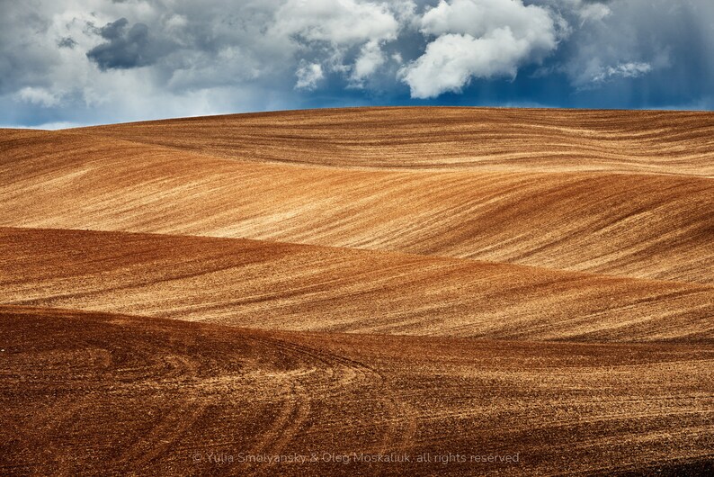 Palouse Hills Storm Serenity, Pacific Northwest Countryside Photography ...