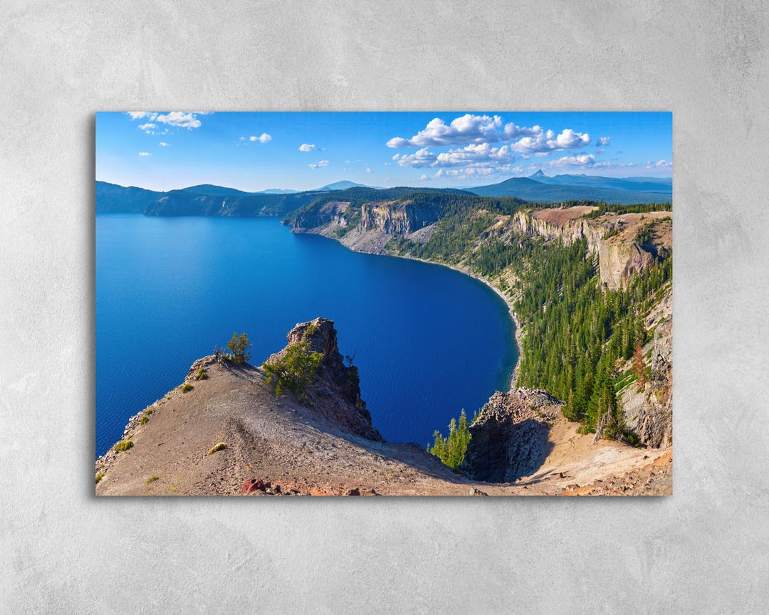 Crater Lake National Park Scenic Photo, Mountain Lake View From ...