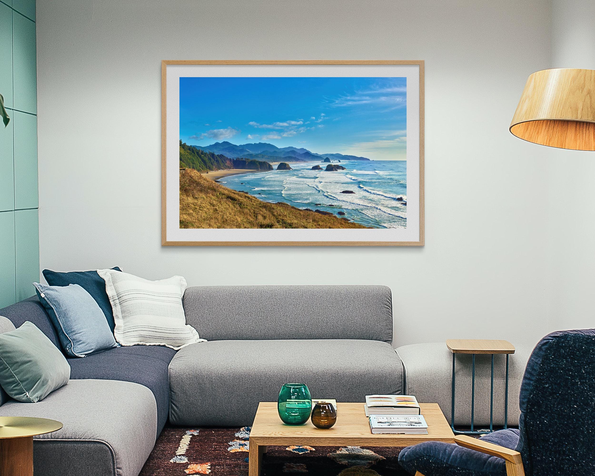 Oregon Coast Landscape Photography, Seascape With Beach Sunset, Ecola ...