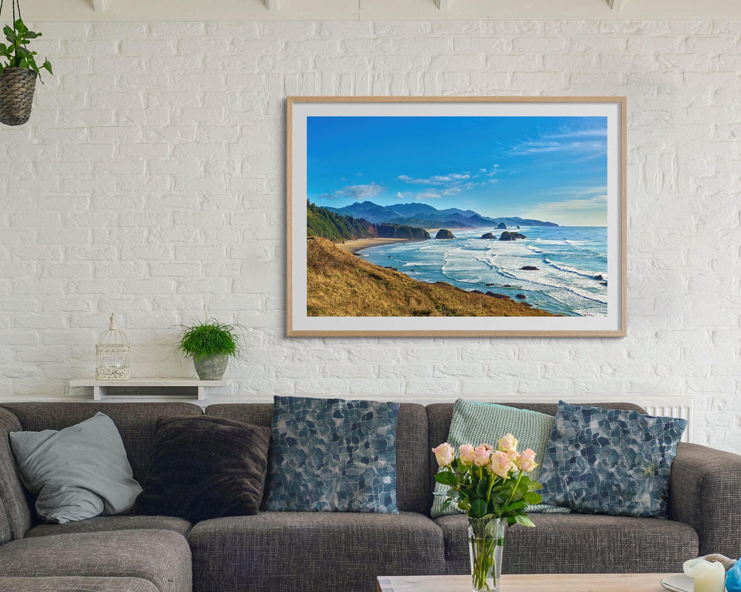 Oregon Coast Landscape Photography, Seascape With Beach Sunset, Ecola ...
