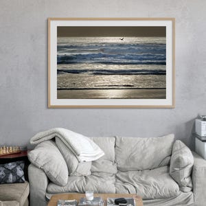 Dramatic Seascape of the Pacific Ocean From Oregon Coast, Crashing ...