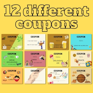 12 Vouchers for Colleagues | Personalized Coupons to Print Yourself ...