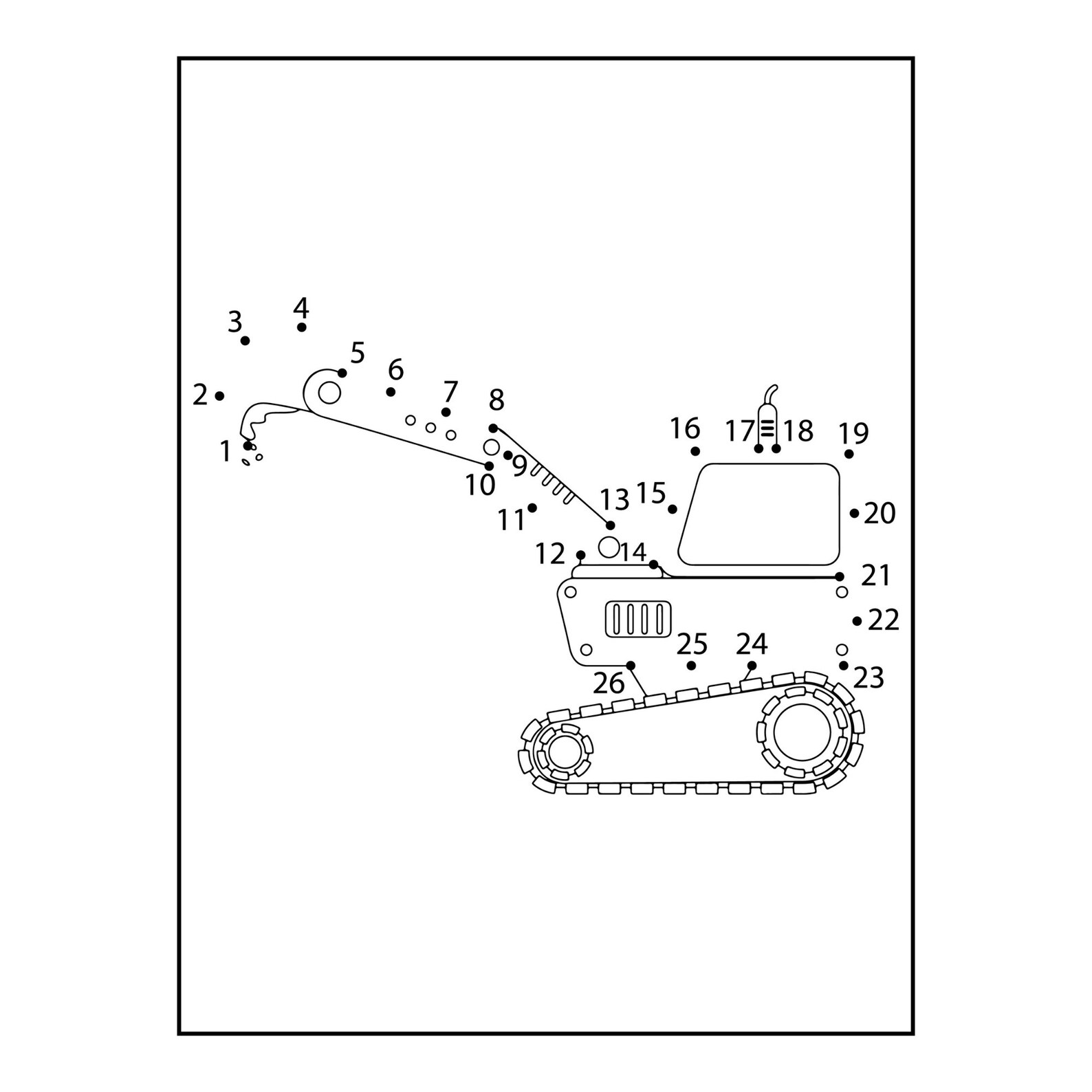 60 Vehicle Dot to Dot Pages | Coloring Pages Kids and Toddlers ...