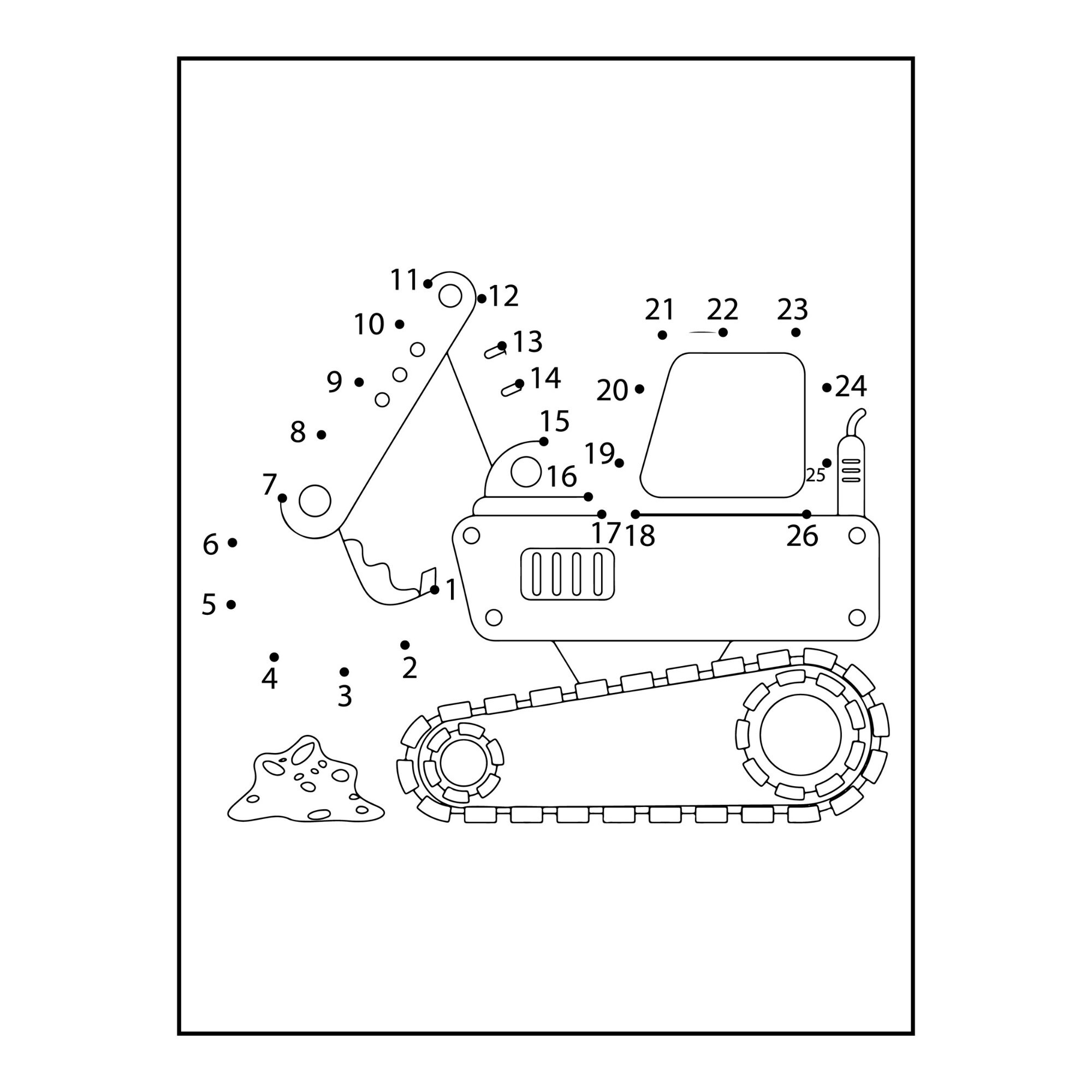 60 Vehicle Dot to Dot Pages | Coloring Pages Kids and Toddlers ...