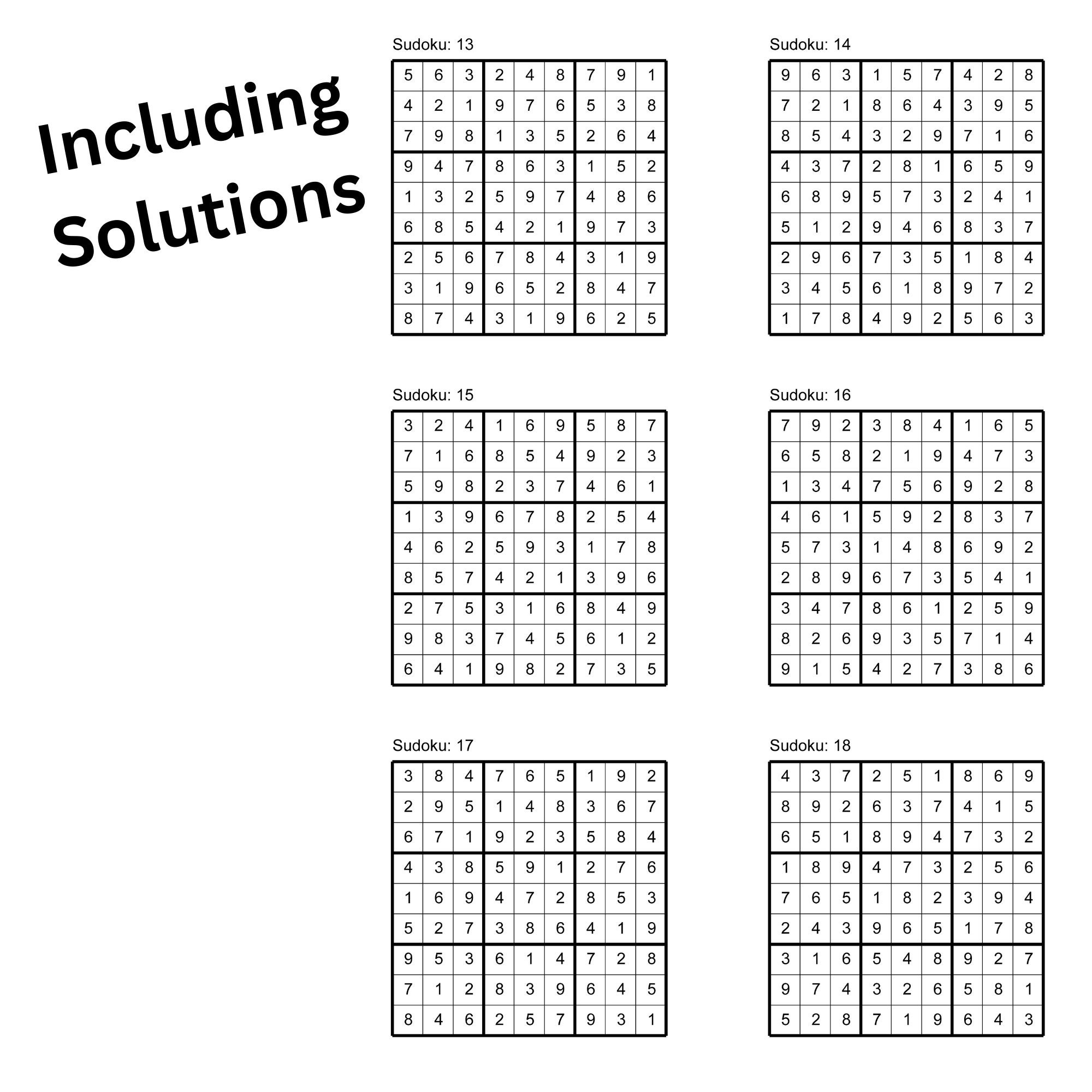 100 Sudoku Medium and Hard Vol 2 | Digital Puzzle Games | Sudoku ...