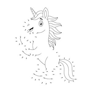 30 Unicorn Dot to Dot Pages | Coloring Pages Kids and Toddlers ...