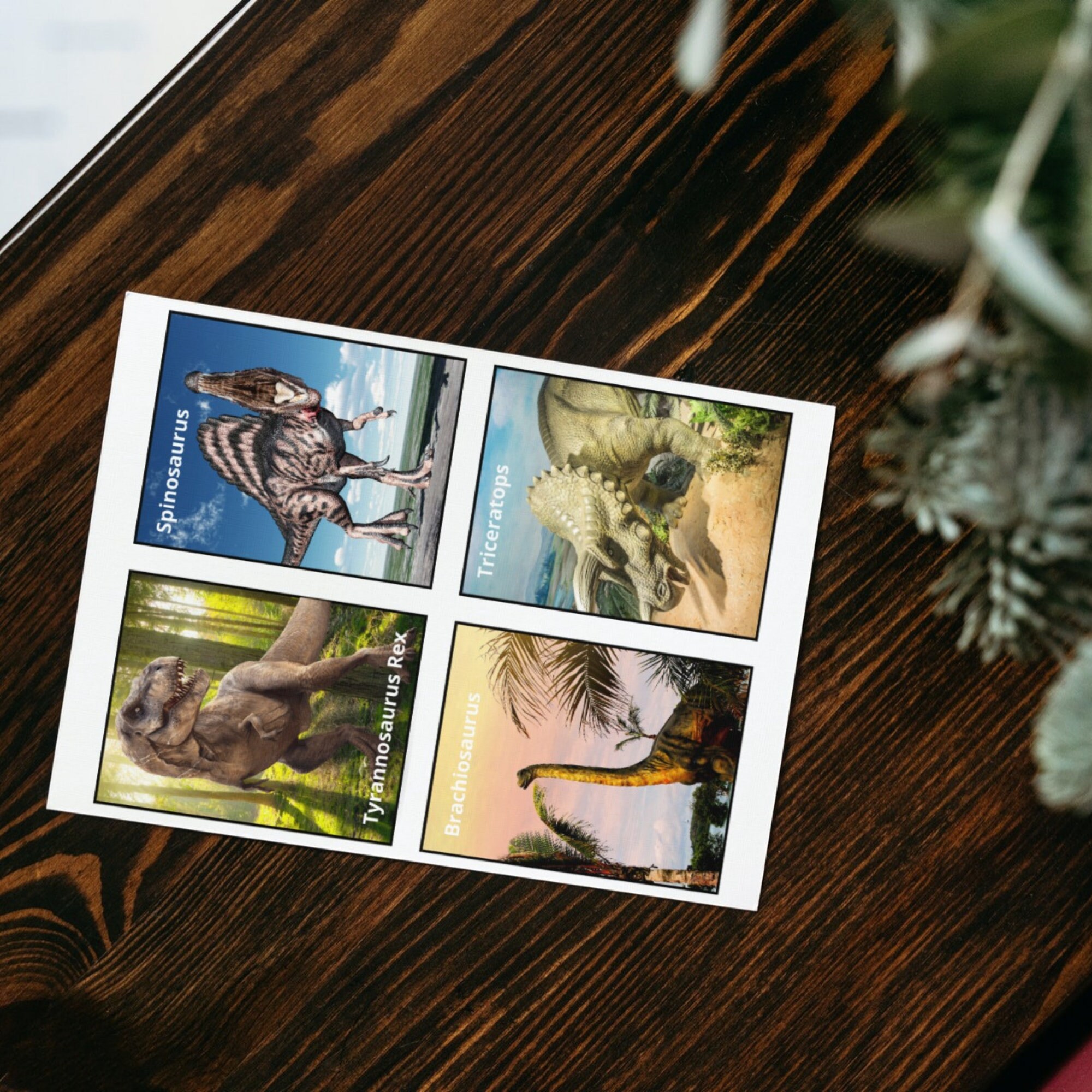 Dinosaur Flash Cards | Montessori Materials | Matching Card Game ...