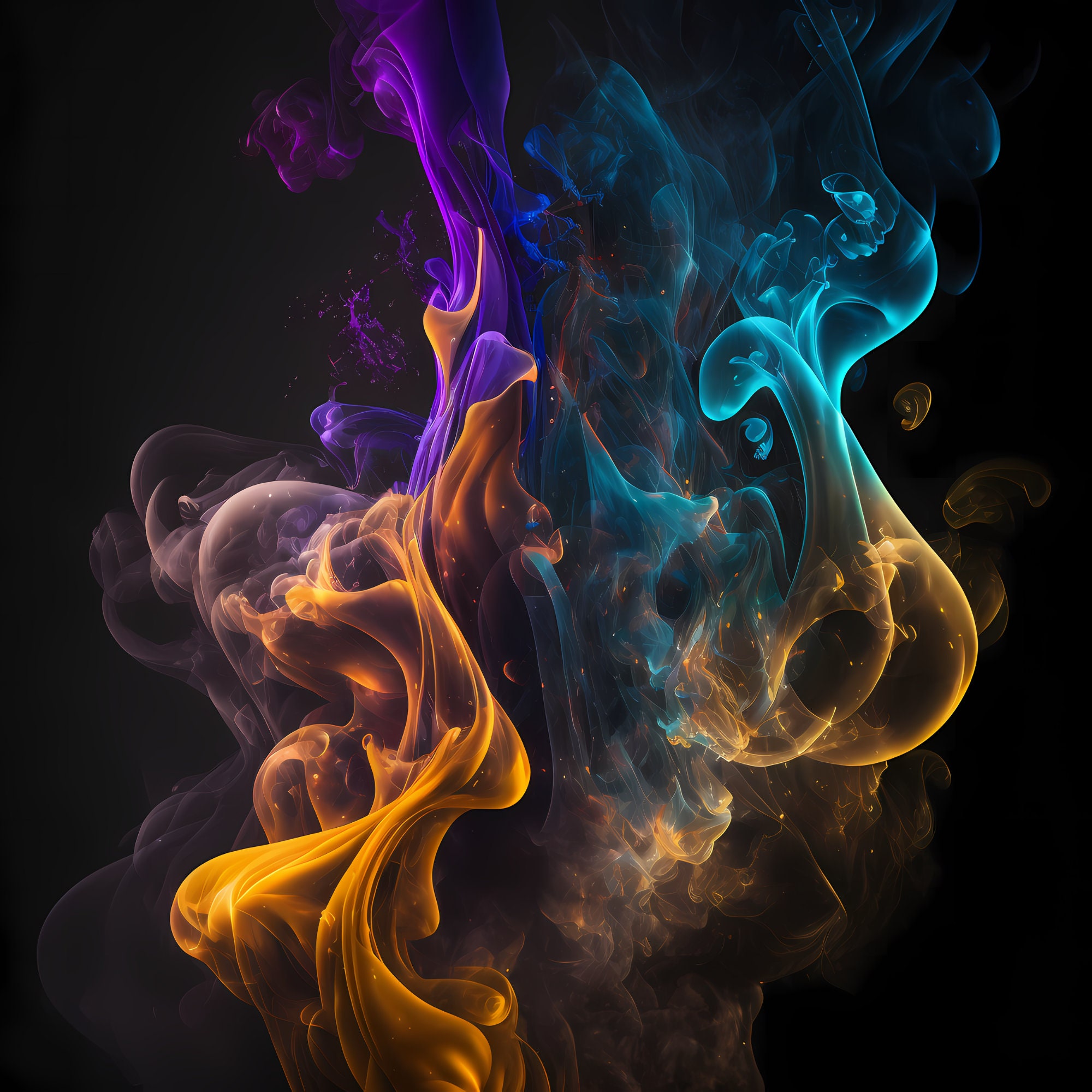 10 Magic Texture | Digital Art | Background Mockup | Backdrop Wall ...