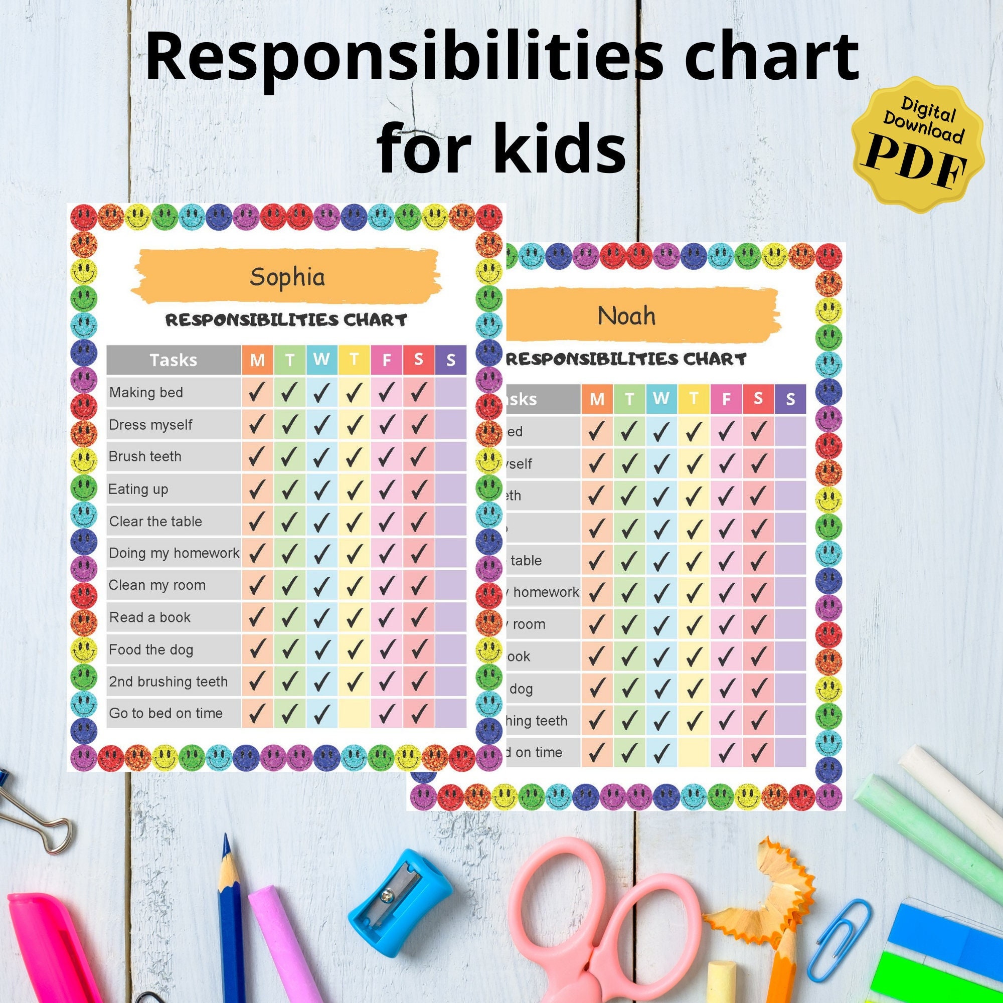 Responsibility Poster For Kids
