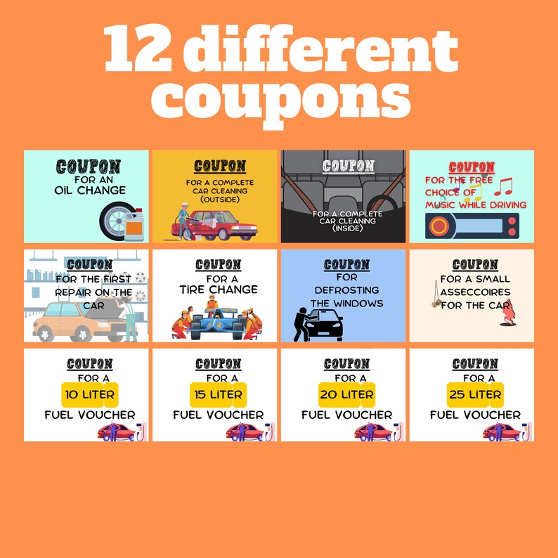12 Vouchers for Passing Driver's License | Vouchers to Print Yourself ...