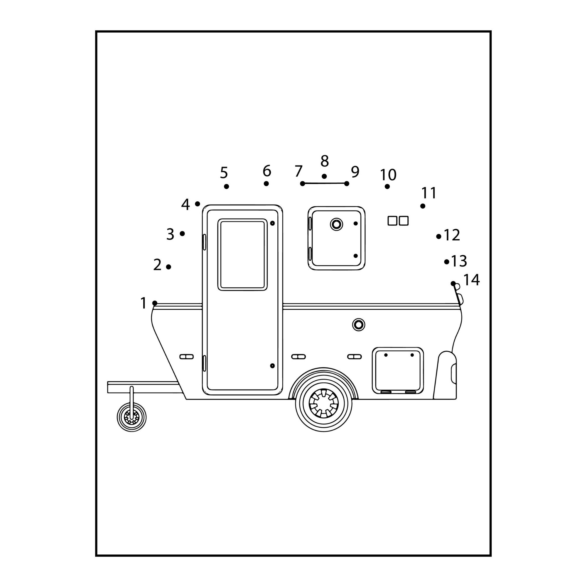 60 Vehicle Dot to Dot Pages | Coloring Pages Kids and Toddlers ...